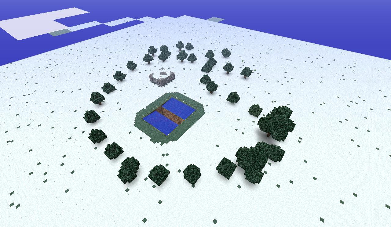 FM WaterTrap In Flatgrass Minecraft Map